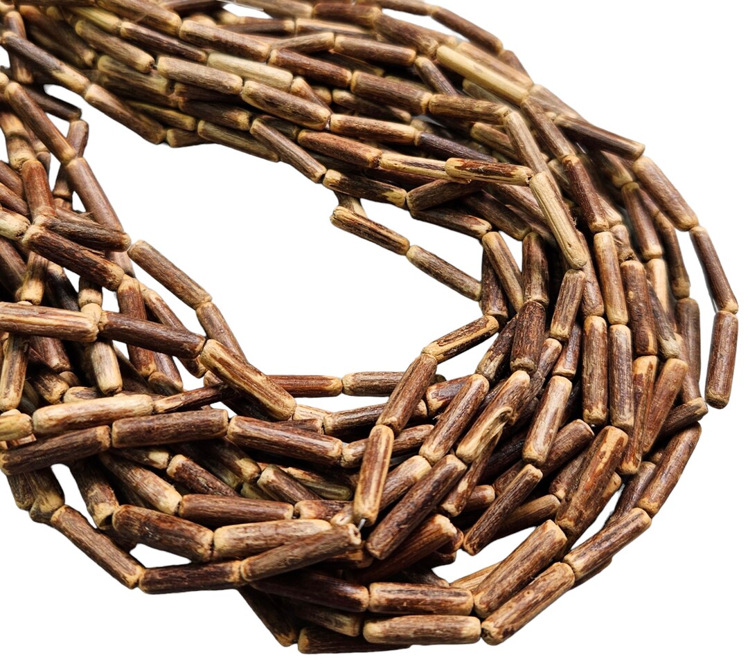 15mm Light Natural Coconut Column Beads - 29 Inch Strand (NUC24) - Etsy