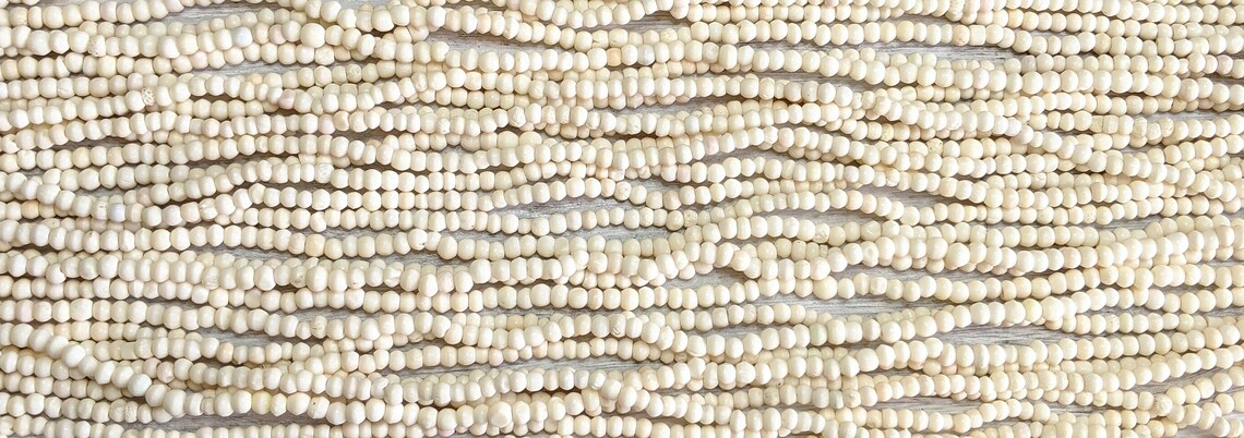 4x3mm off White Water Buffalo Bone Rondelle Beads 15 Inch - Etsy