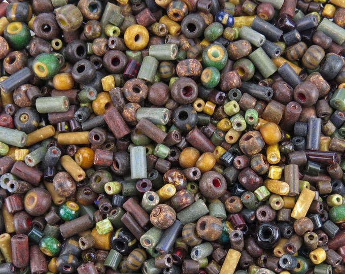 Matte Old World Picasso Bead Mix Assorted Sizes & Shapes 40 Grams (UM10 ...