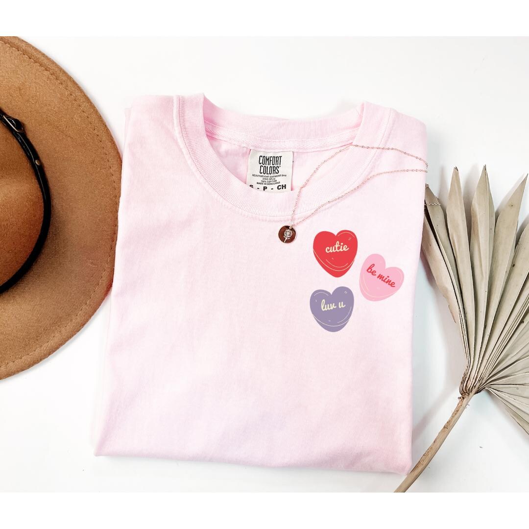 Girly Candy Hearts PNG - Etsy