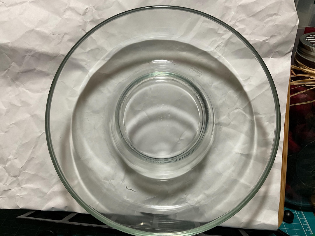 Pyrex by Corning Bundt Cake or Jello Mold 22cm Made in France Clear ...