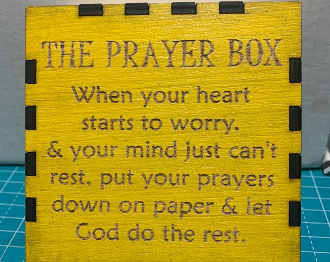 Wooden Prayer Box - Etsy