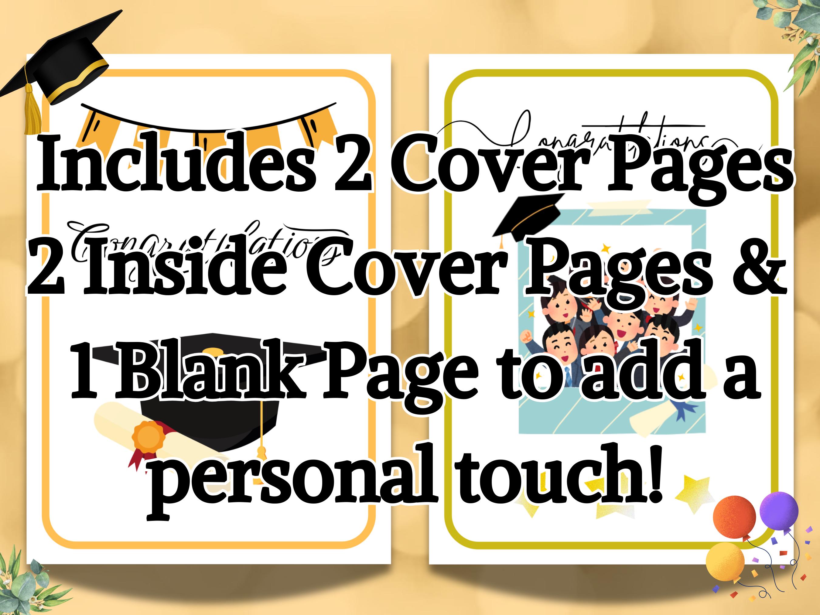 Printable Graduation Gift Card Book (digital Download) - Etsy