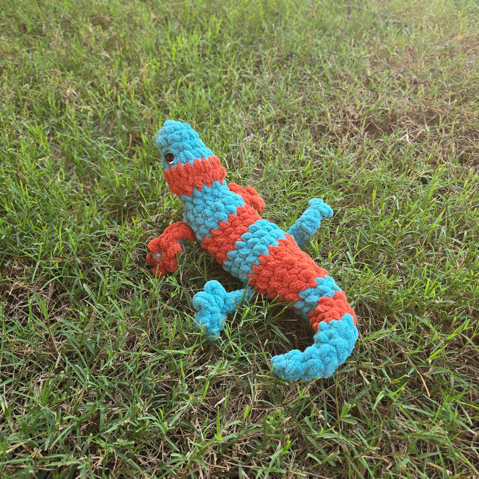 No Sew Crochet Lizard Pattern – Amigurumi Plush PDF – Beginner Friendly ...