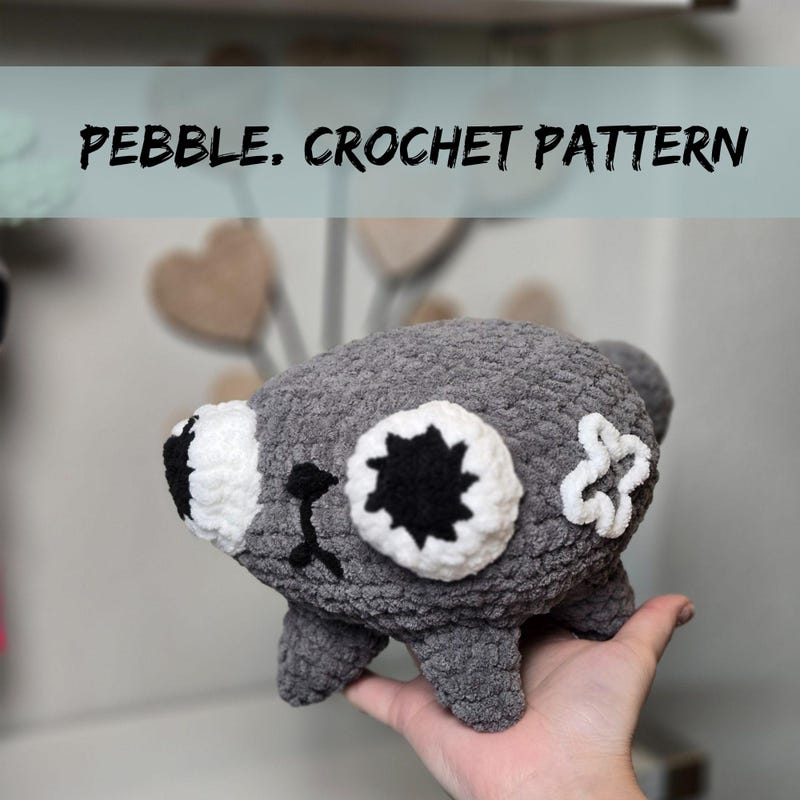 Pebble Plushie Dandy - Etsy UK