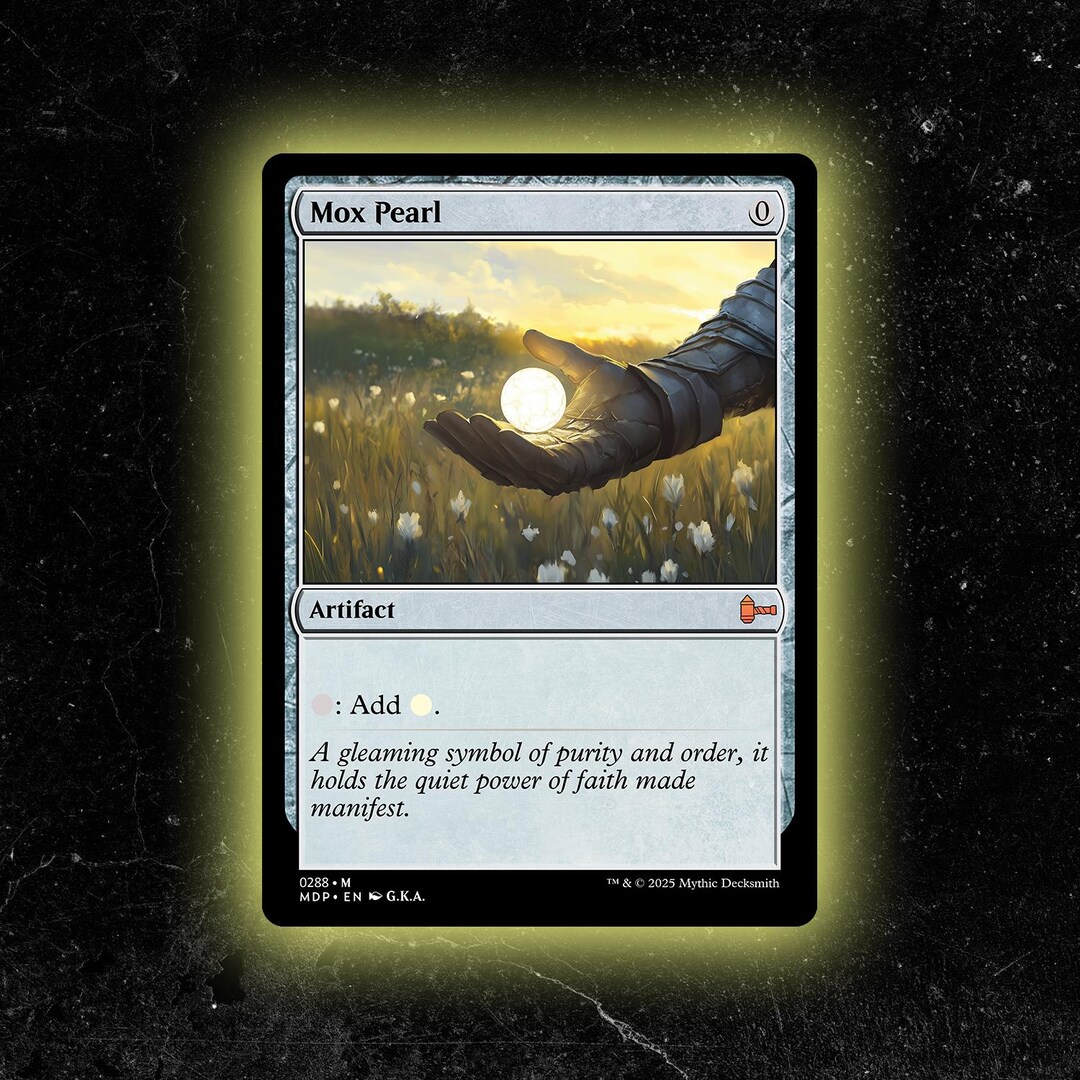Mox Pearl - Custom Proxy Commander Card - Etsy