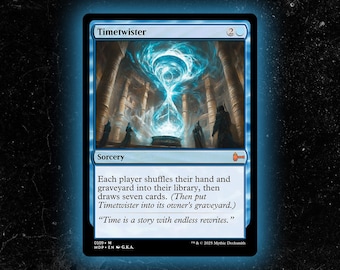 Timetwister Proxy - Anime Style Trading Card - Etsy