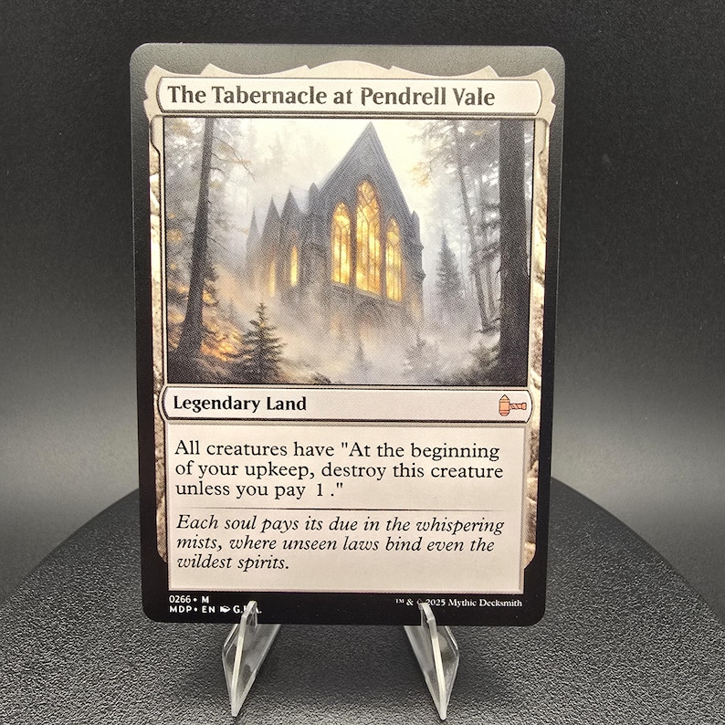 The Tabernacle at Pendrell Vale - Custom Proxy Commander Card - Etsy