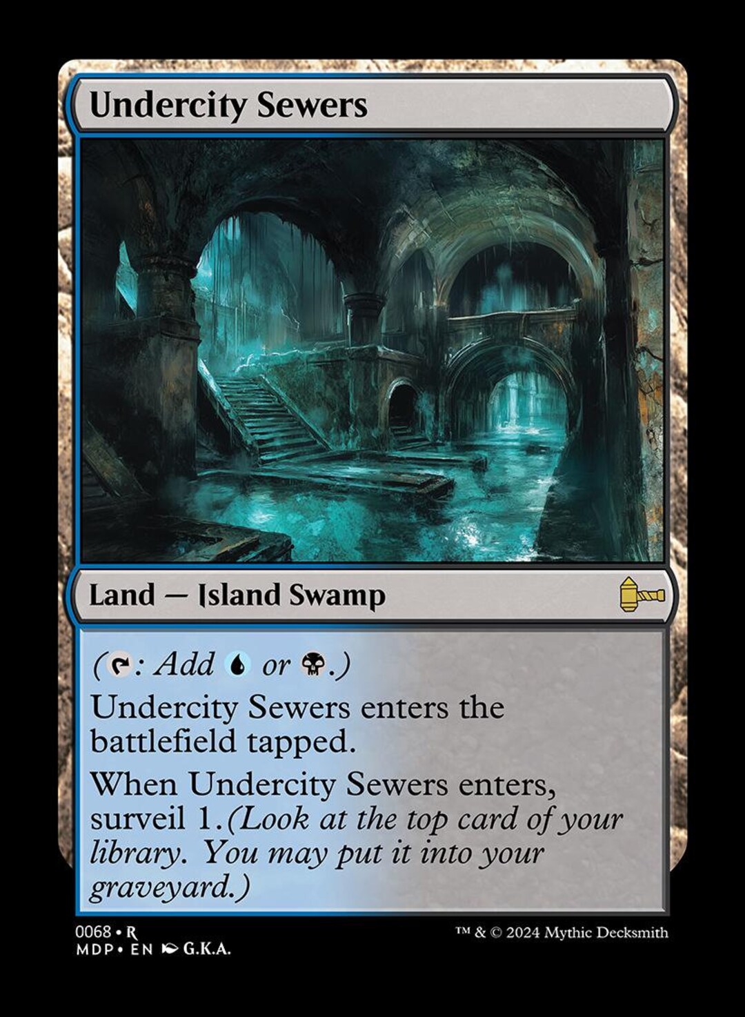 Undercity Sewers Custom Proxy Magic: the Gathering Card High-quality ...