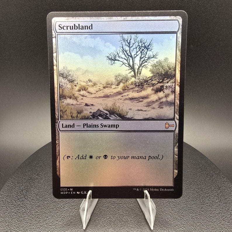 Scrubland - Custom Proxy Commander Card - Etsy