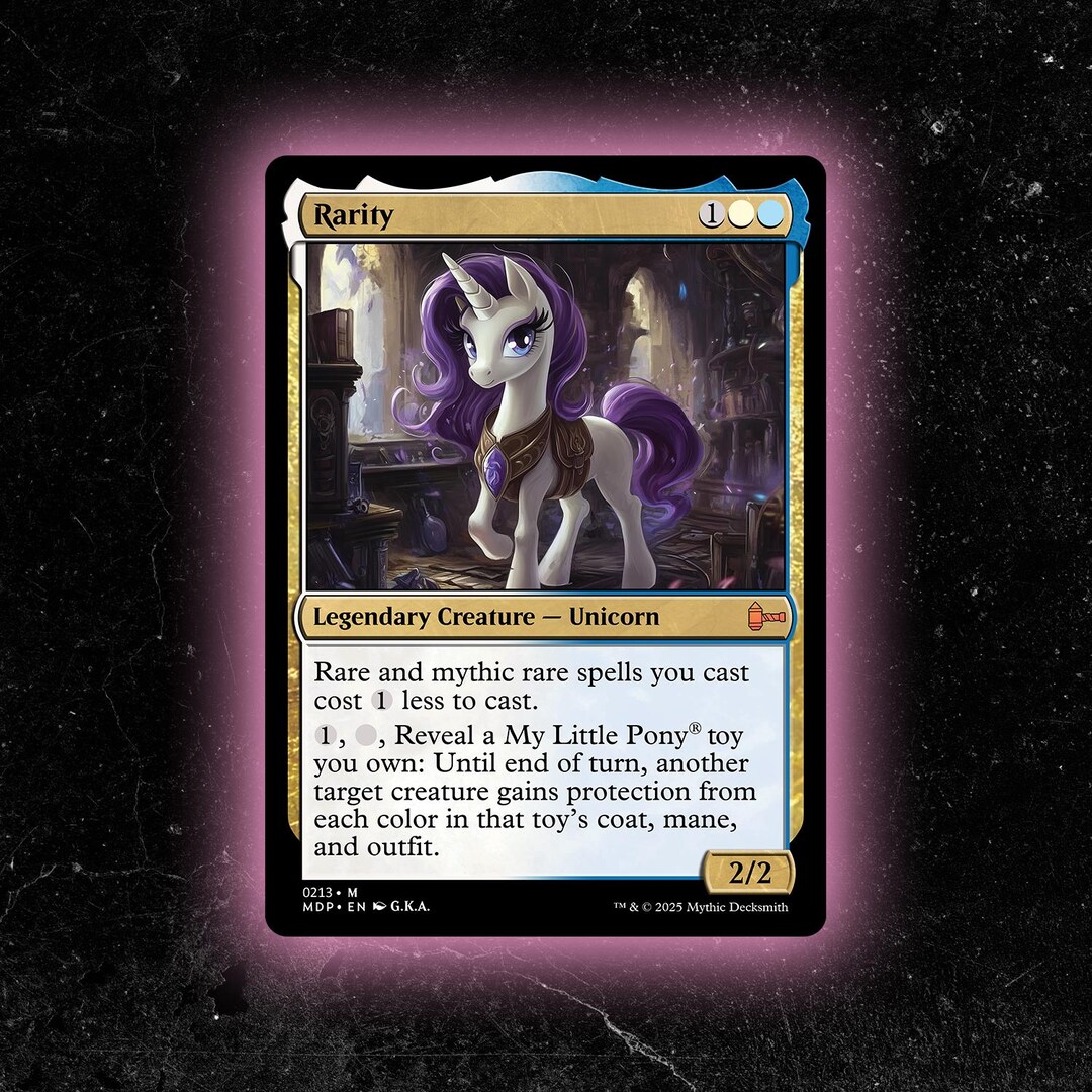 Rarity - Custom Proxy Commander Card - Etsy
