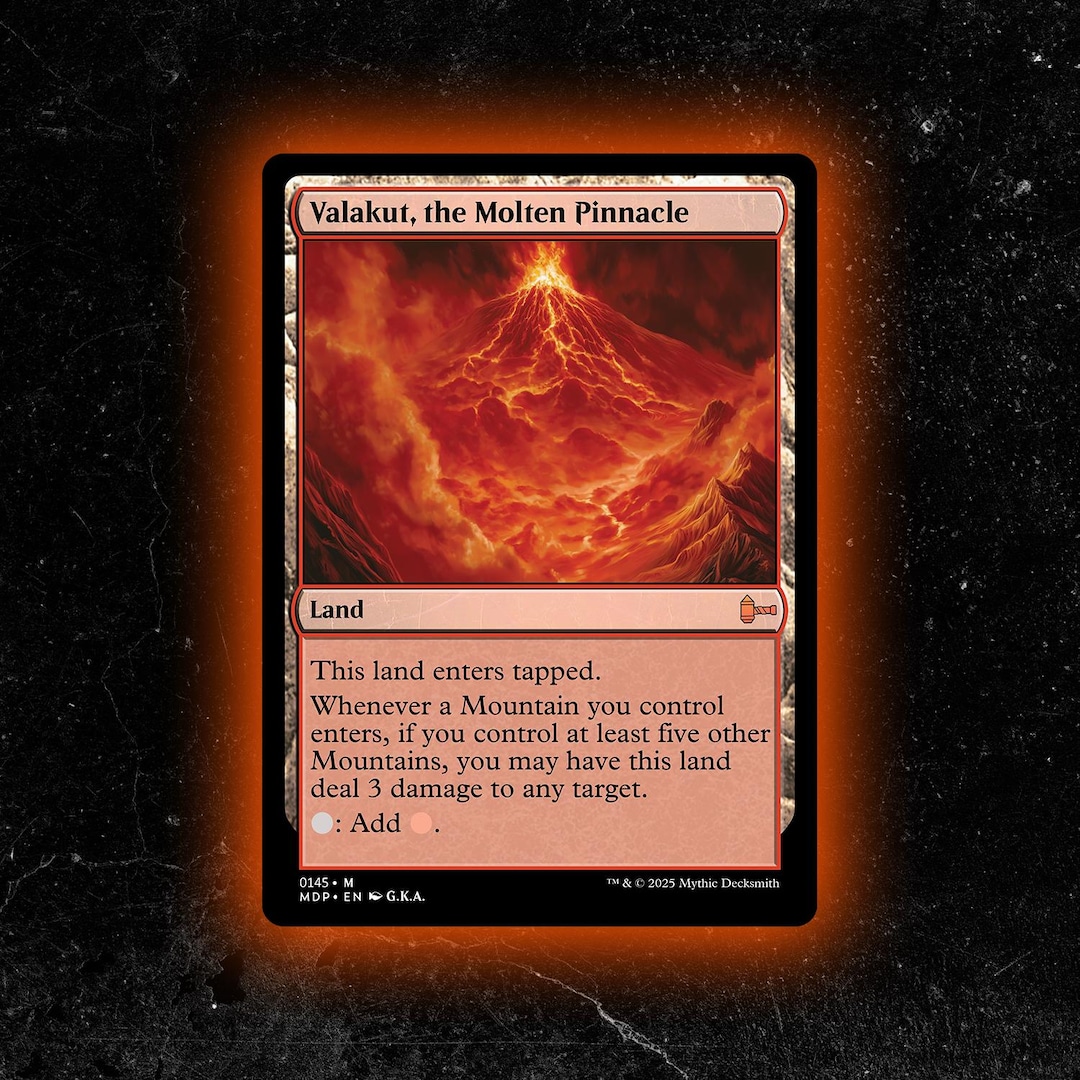 Valakut, the Molten Pinnacle - Custom Proxy Commander Card - Etsy