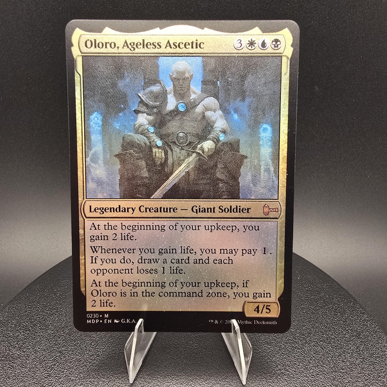 Oloro, Ageless Ascetic - Custom Proxy Commander Card - Etsy