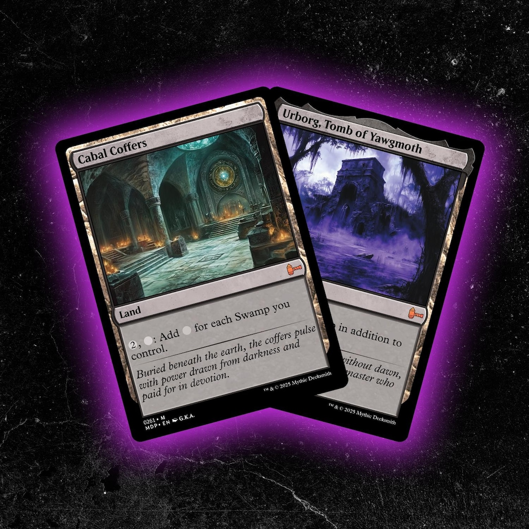 Cabal Coffers + Urborg, Tomb of Yawgmoth Combo - Custom Proxy Magic ...