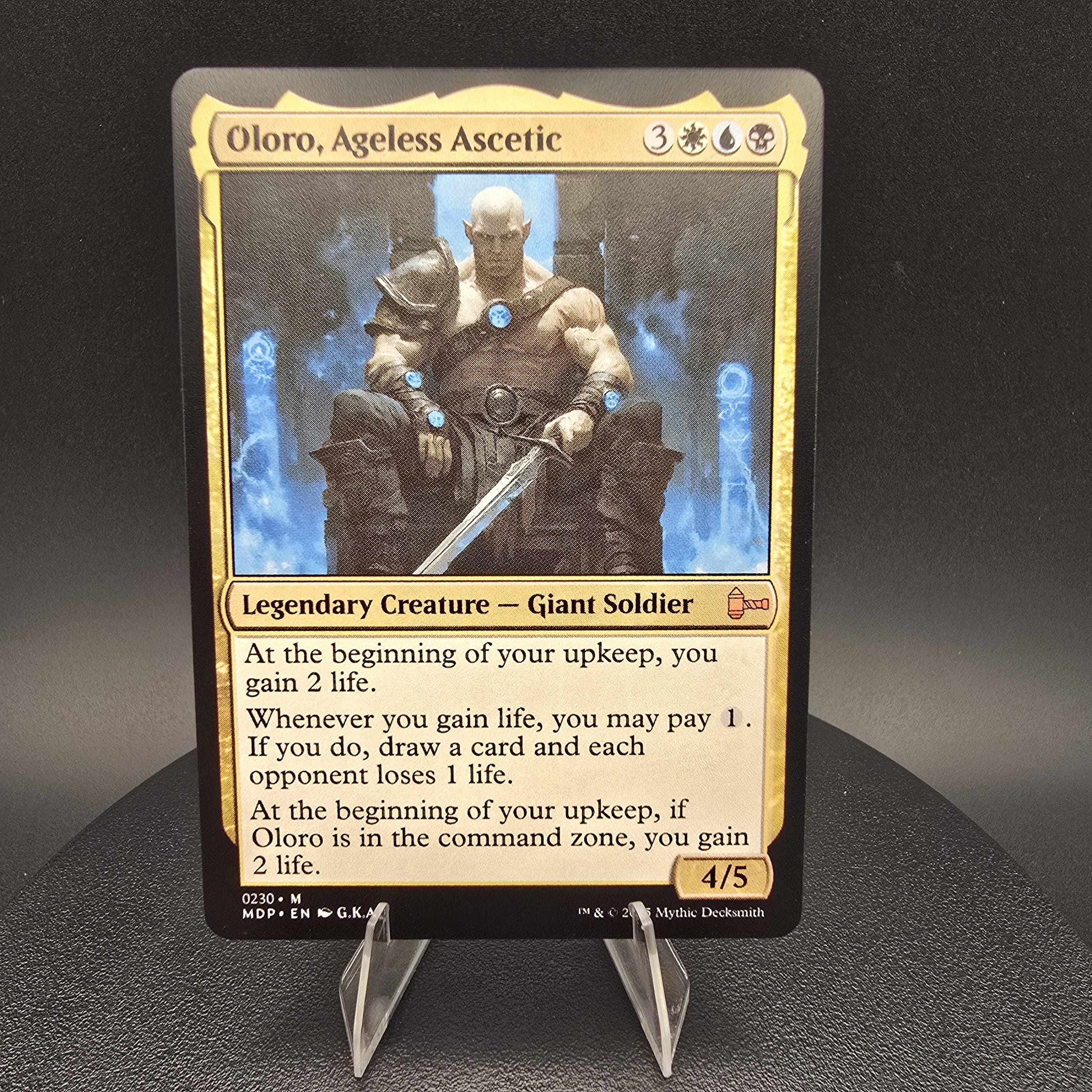 Oloro, Ageless Ascetic - Custom Proxy Commander Card - Etsy