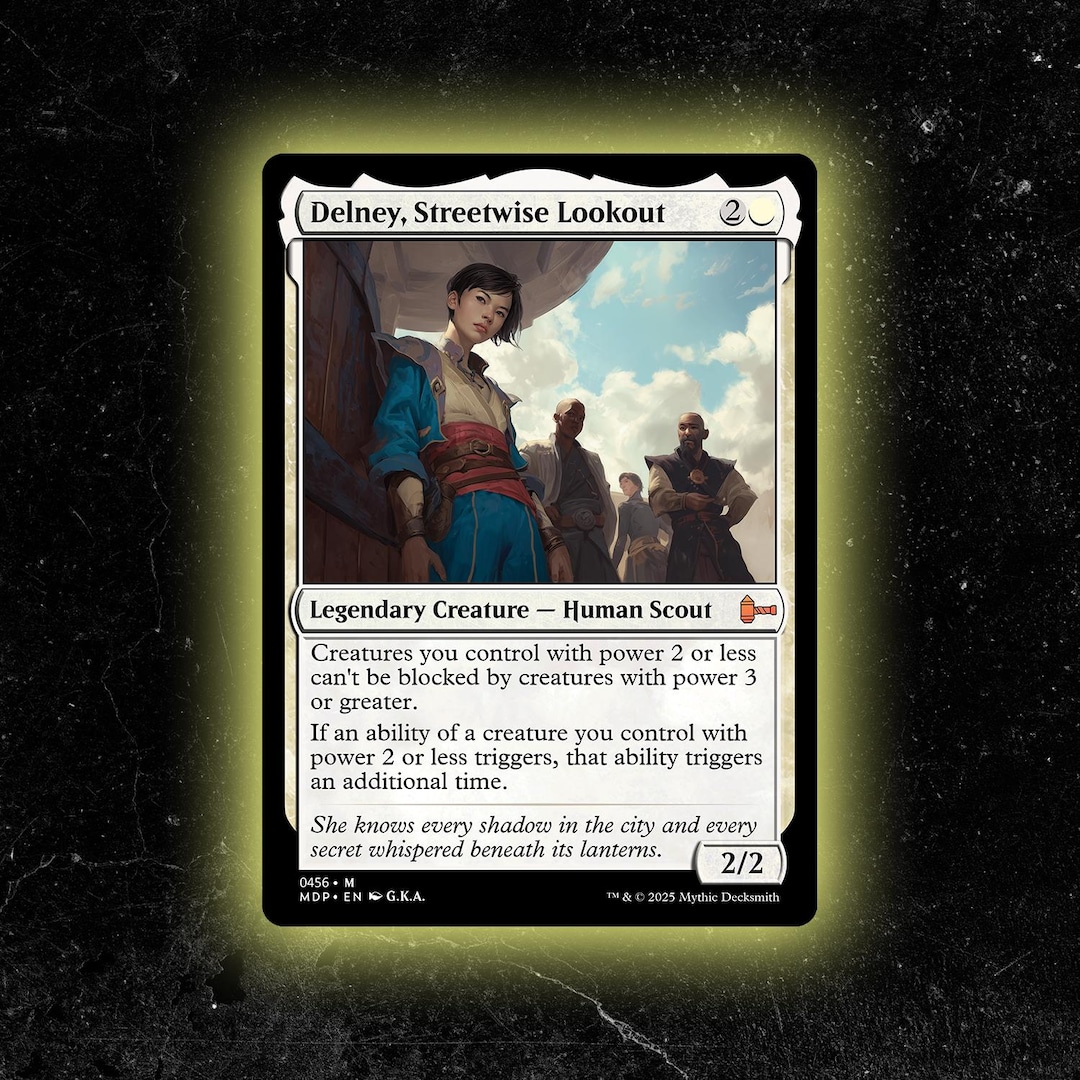Delney, Streetwise Lookout - Custom Proxy Commander Card - Etsy