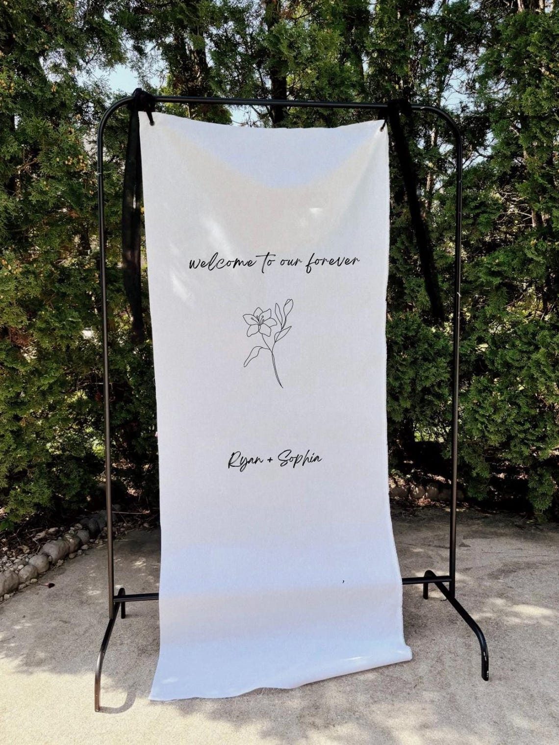 Custom Linen Sign - Etsy