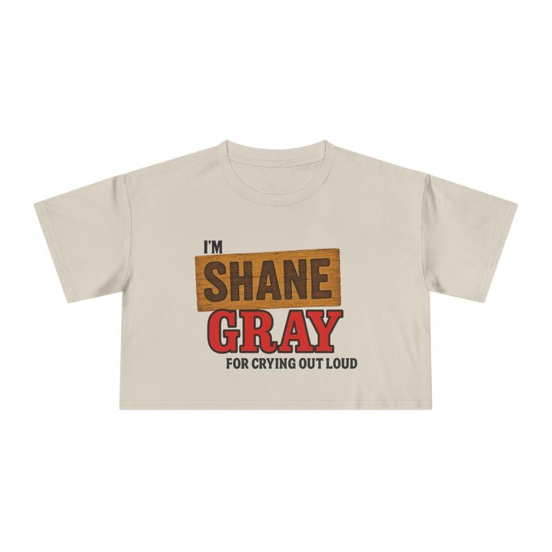 I'm Shane Gray | Joe Jonas Quote Crop Tee - Etsy