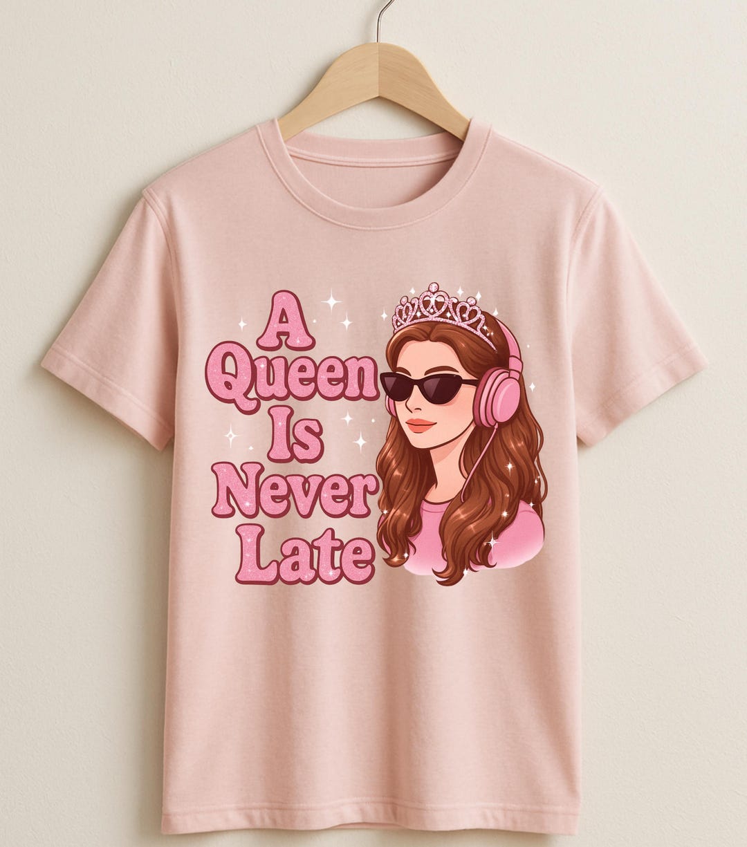 Princess Diaries Tee | A Queen is Never Late With Princess Mia Design ...