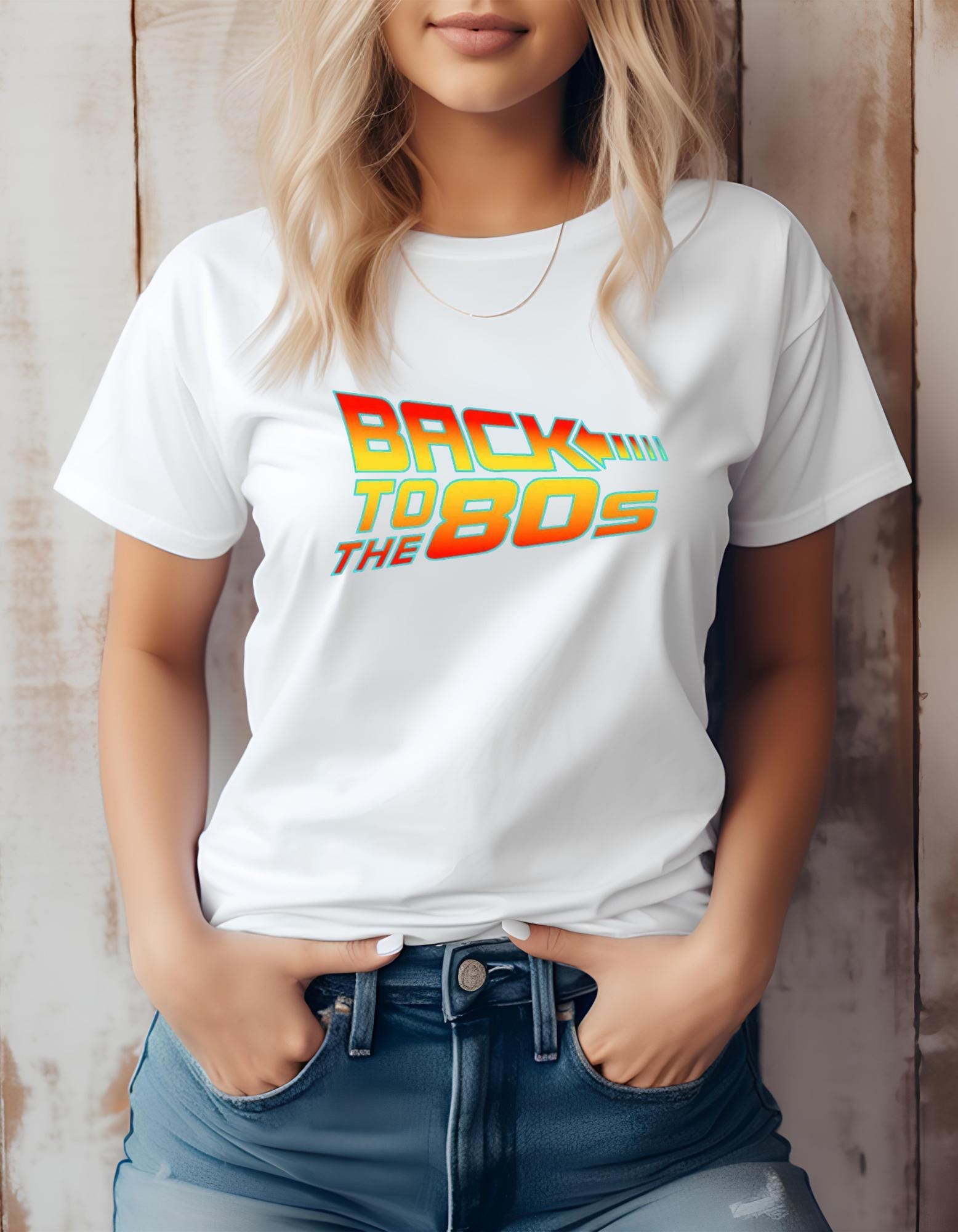 80s Retro T-shirt: Back to the Future Inspired Design - Etsy
