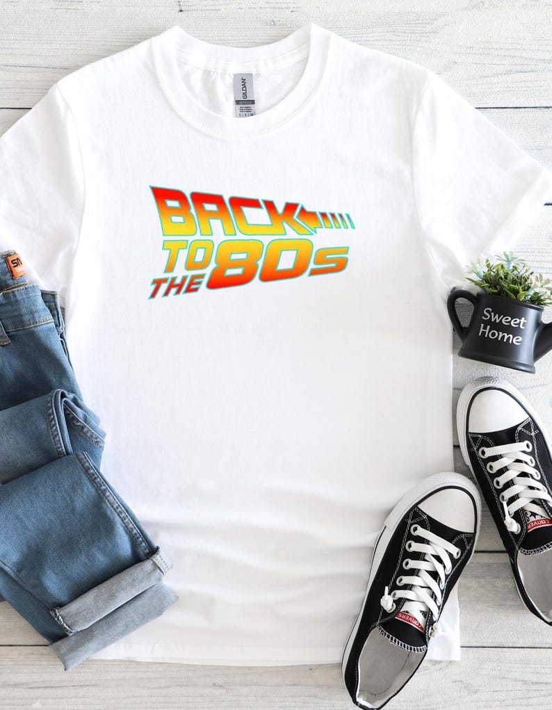 Back to the 80s T-shirt | Retro 80s Design | Back to the Future ...