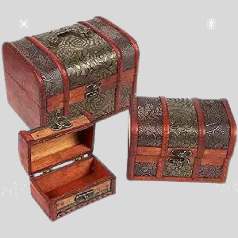 Small Wooden Chest - Etsy