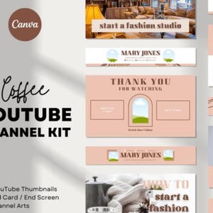 Youtube 70 Canva Editable Thumbnails Bundle|customizable Video Thumbnails | Eye-catching Youtube ...