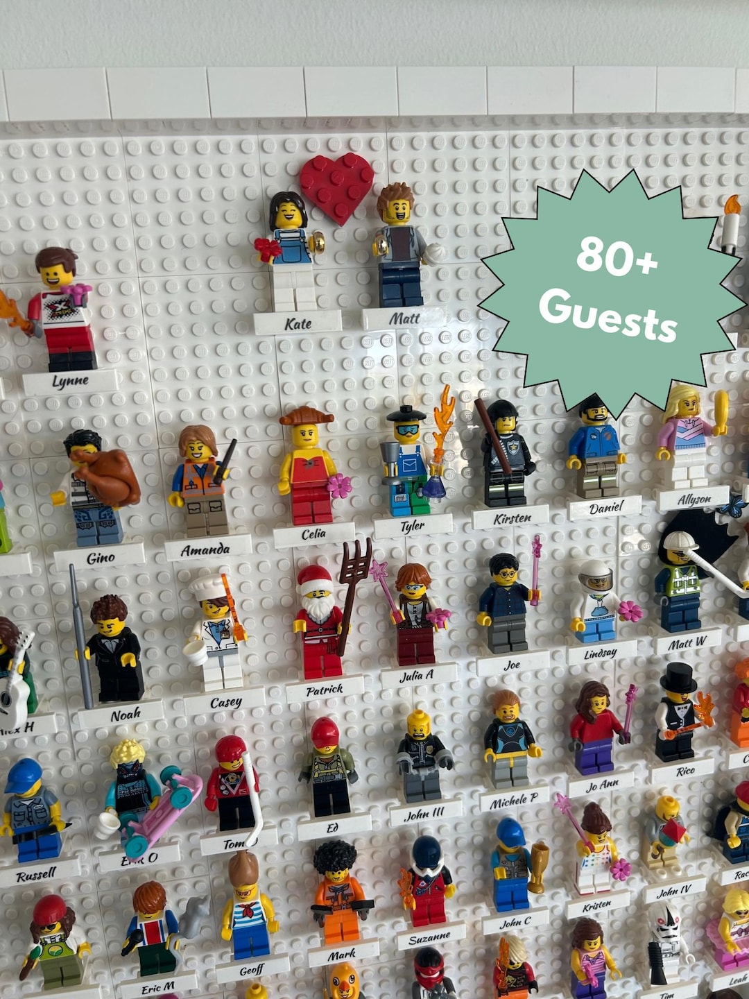 Wedding Guestbook Made of LEGO Bricks! for 80 to 200 Guests ...