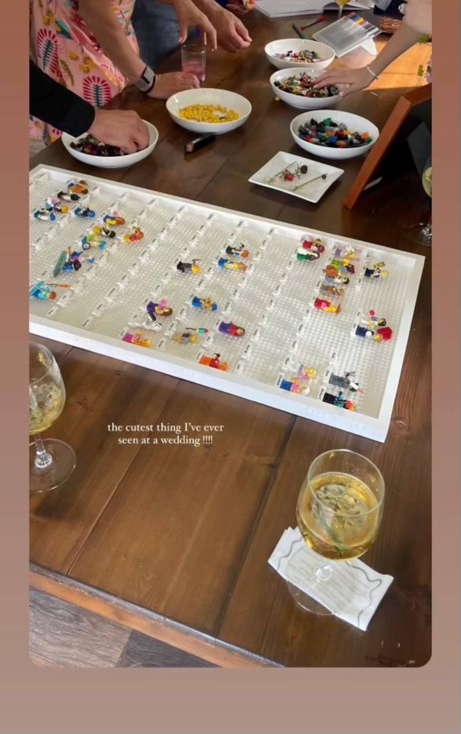 Wedding Guestbook Made of LEGO Bricks! Personalized LEGO Minifigures ...