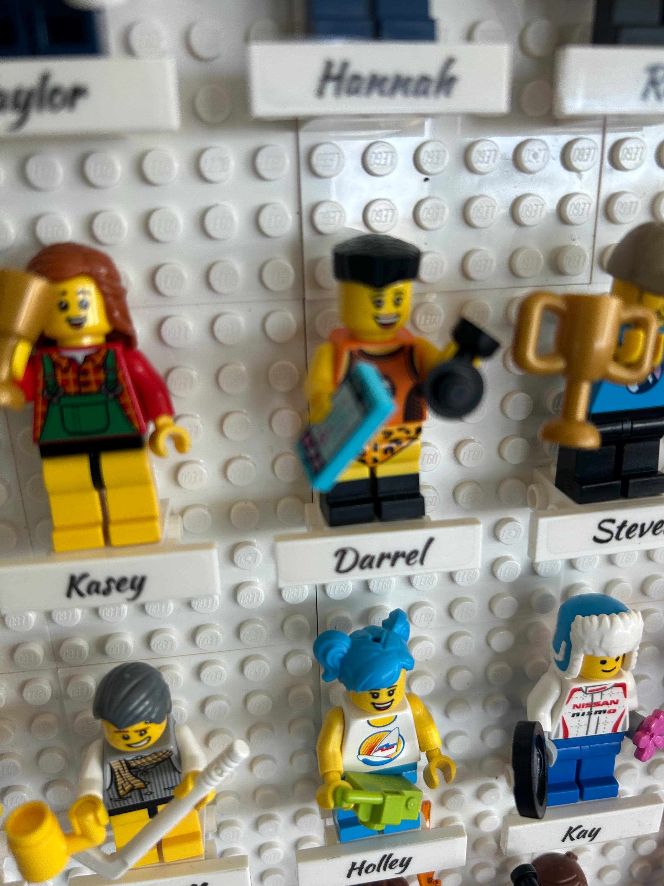 Wedding Guestbook Made of LEGO Bricks! Personalized LEGO Minifigures ...