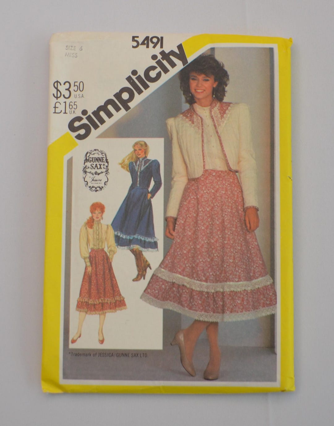 On Sale Vintage Sewing Pattern Simplicity 5491 Women's Misses Blouse ...