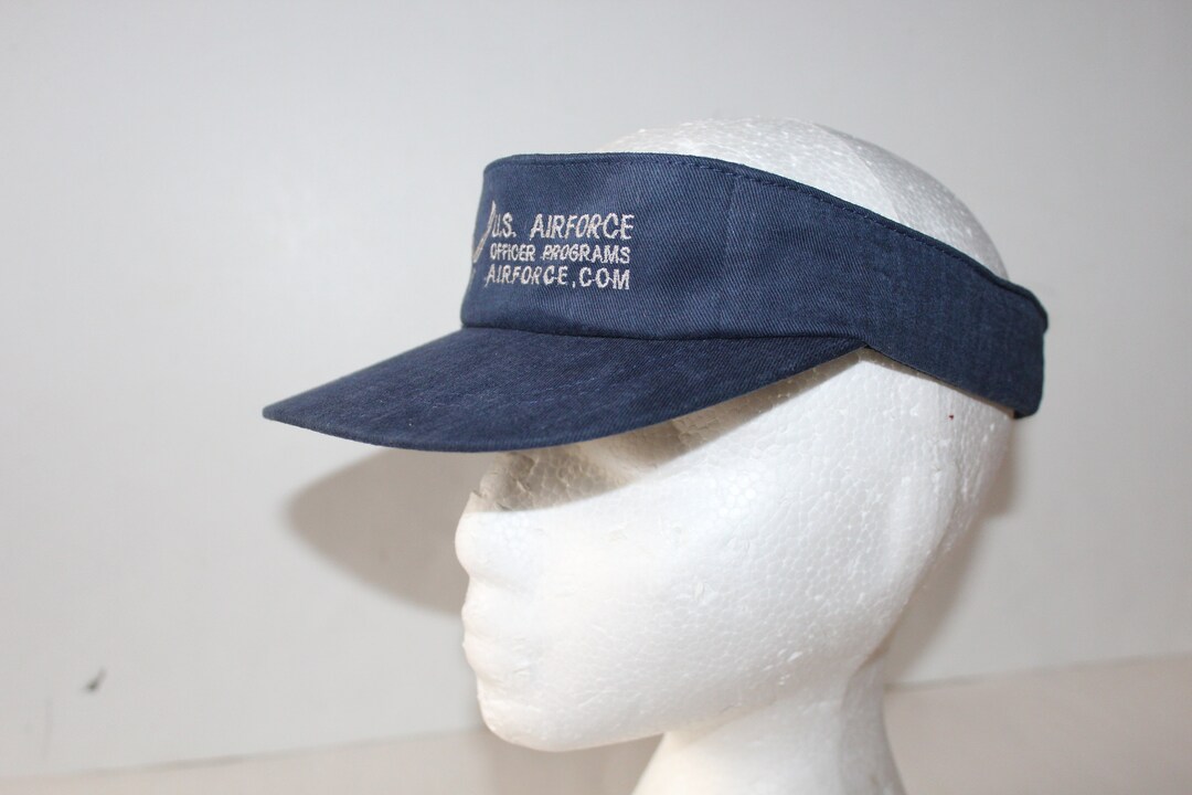 On Sale Vintage U.S. Airforce Visor Officer Programs Blue Visor Hat ...