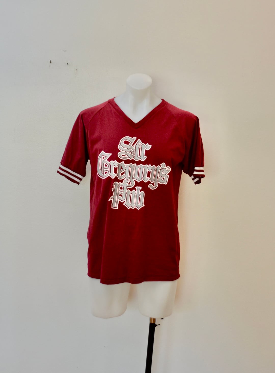 Vintage Sir GREGORY'S PUB Bar T-shirt Jersey Xl Milwaukee Wisconsin Bar ...