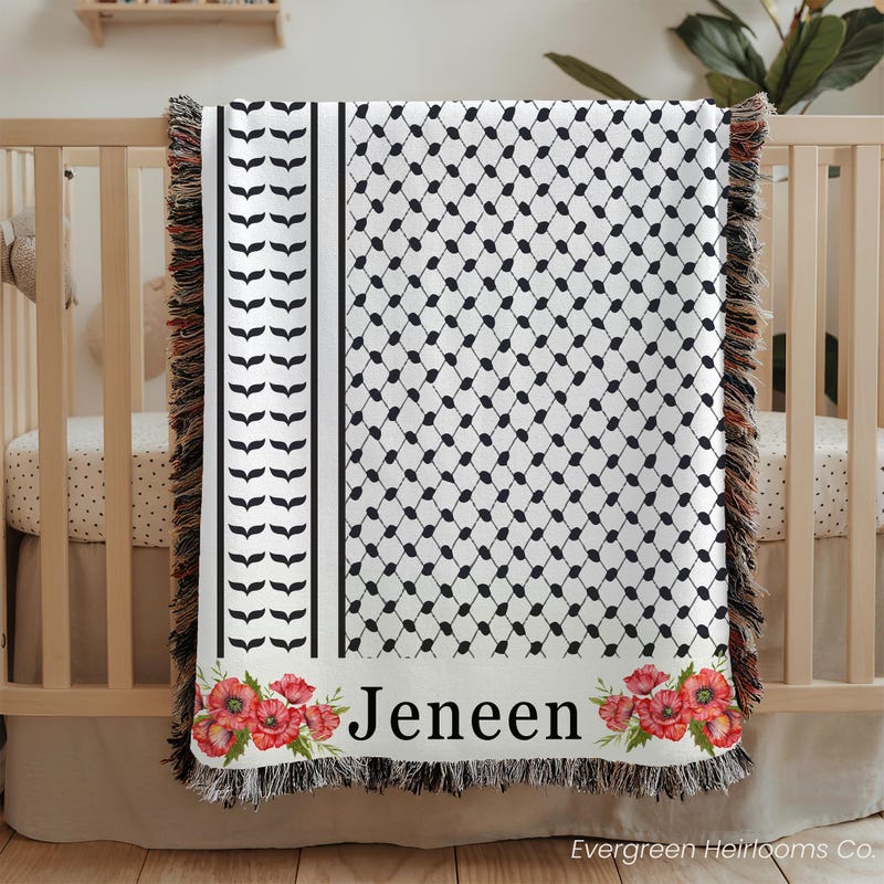 Baby Keffiyeh Blanket - Etsy