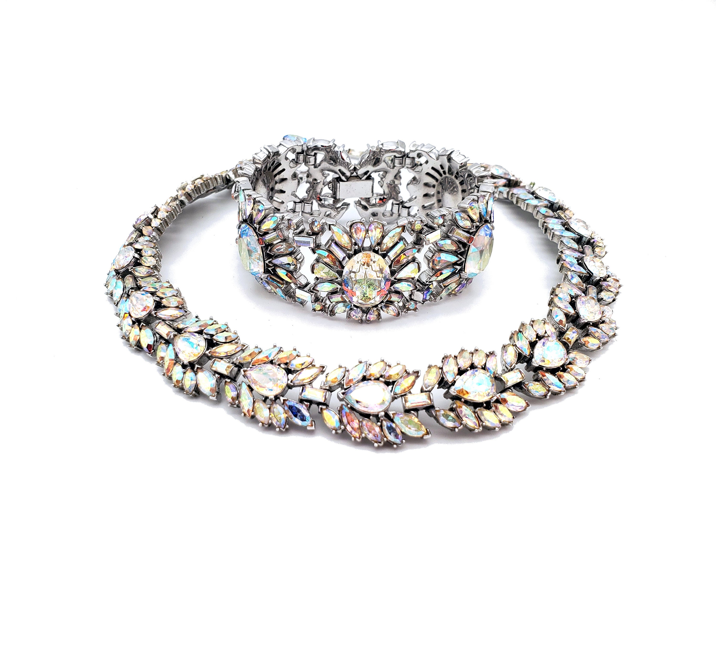 1950s Trifari Parure in Box, Jewels by Trifari Necklace & Bracelet ...