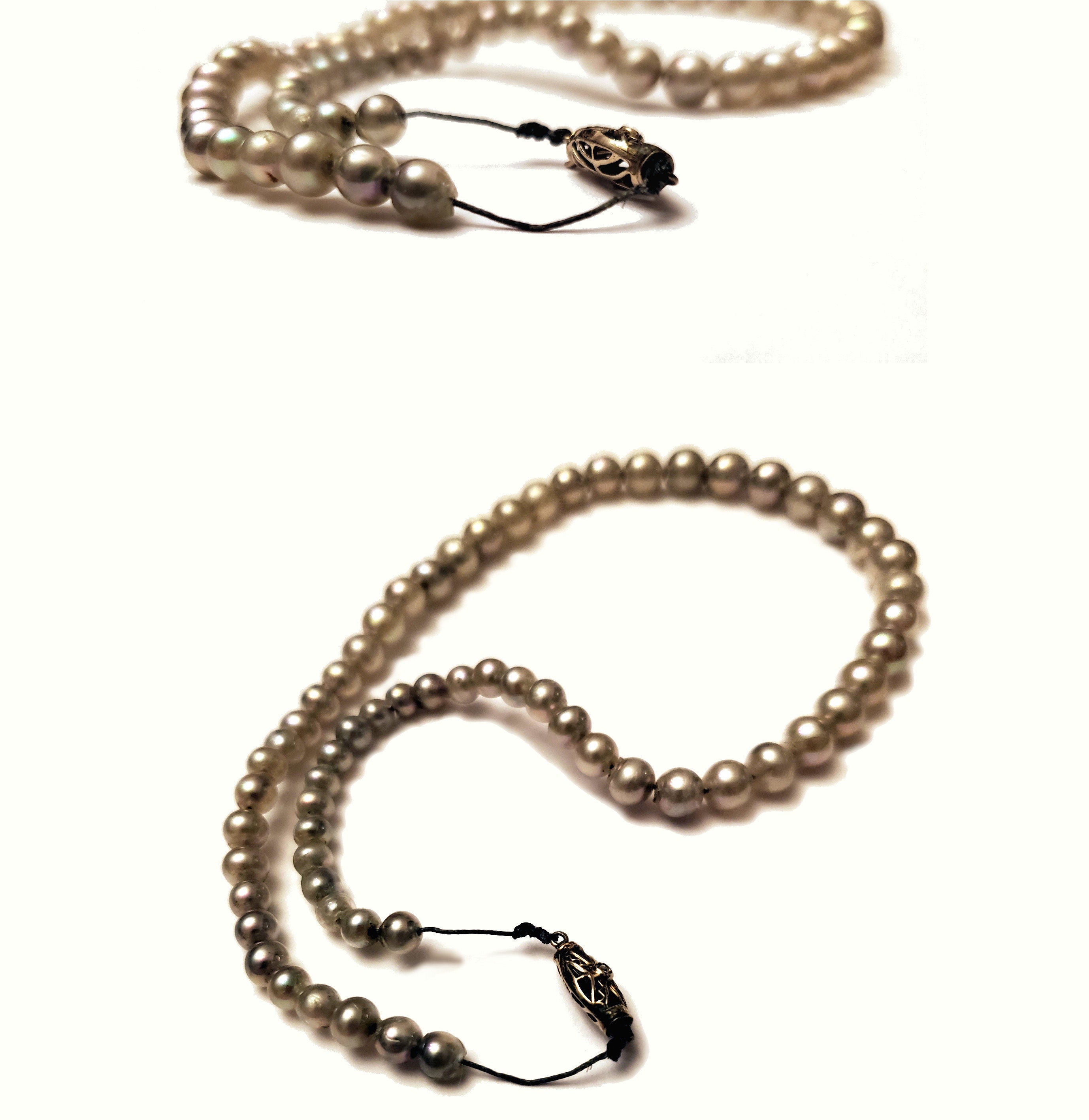 Victorian Fish Scale Pearls, French Glass Pearls, Museum Piece, RARE ...