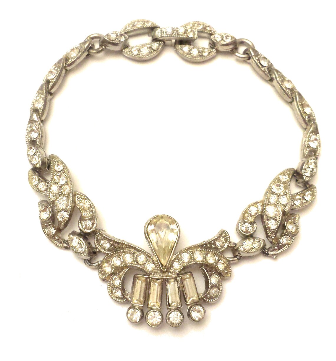 1940s Lisner Set, Vintage Lisner Demi Parure, Necklace & Bracelet Set ...