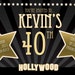 Custom Personalized Hollywood Theme Birthday Party Invitation - Digital ...