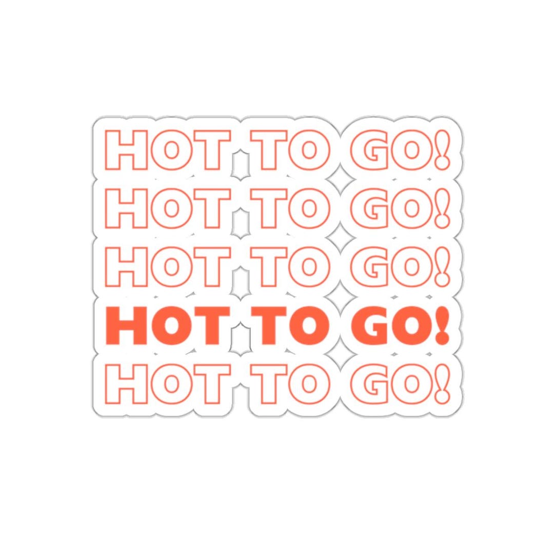 HOT TO GO! Sticker - Etsy