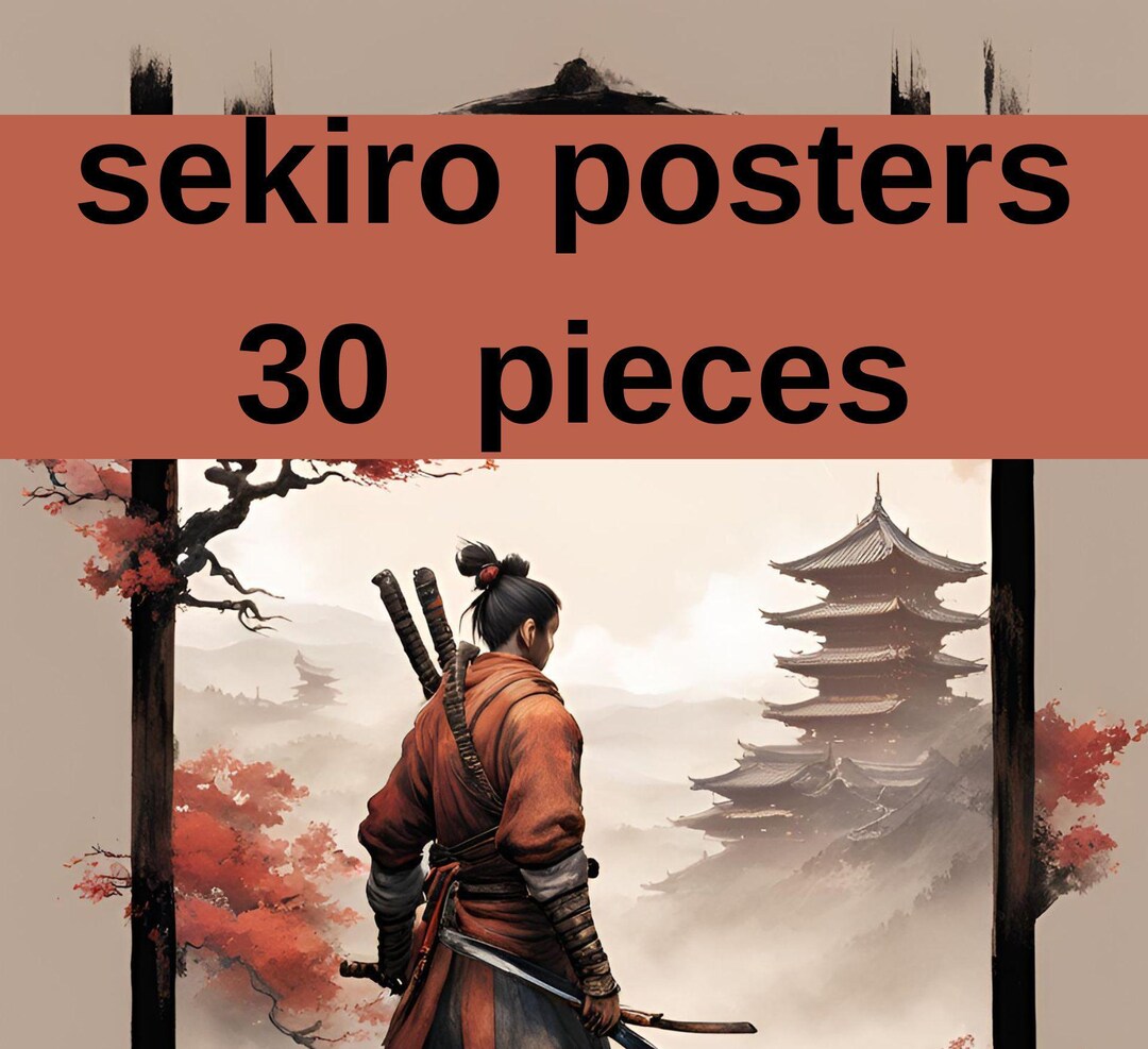 Sekiro Poster Set (30 Prints) Instant Download Pdf - Etsy