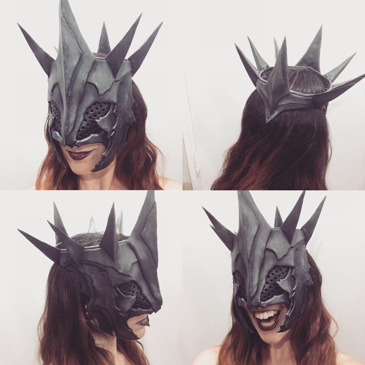 Dark King Mask Crown *DIGITAL DOWNLOAD* Craft Pattern - Mouth of Sauron ...