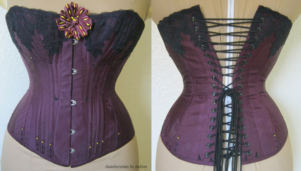 Late Victorian Corset digital Download Sewing Pattern | Etsy