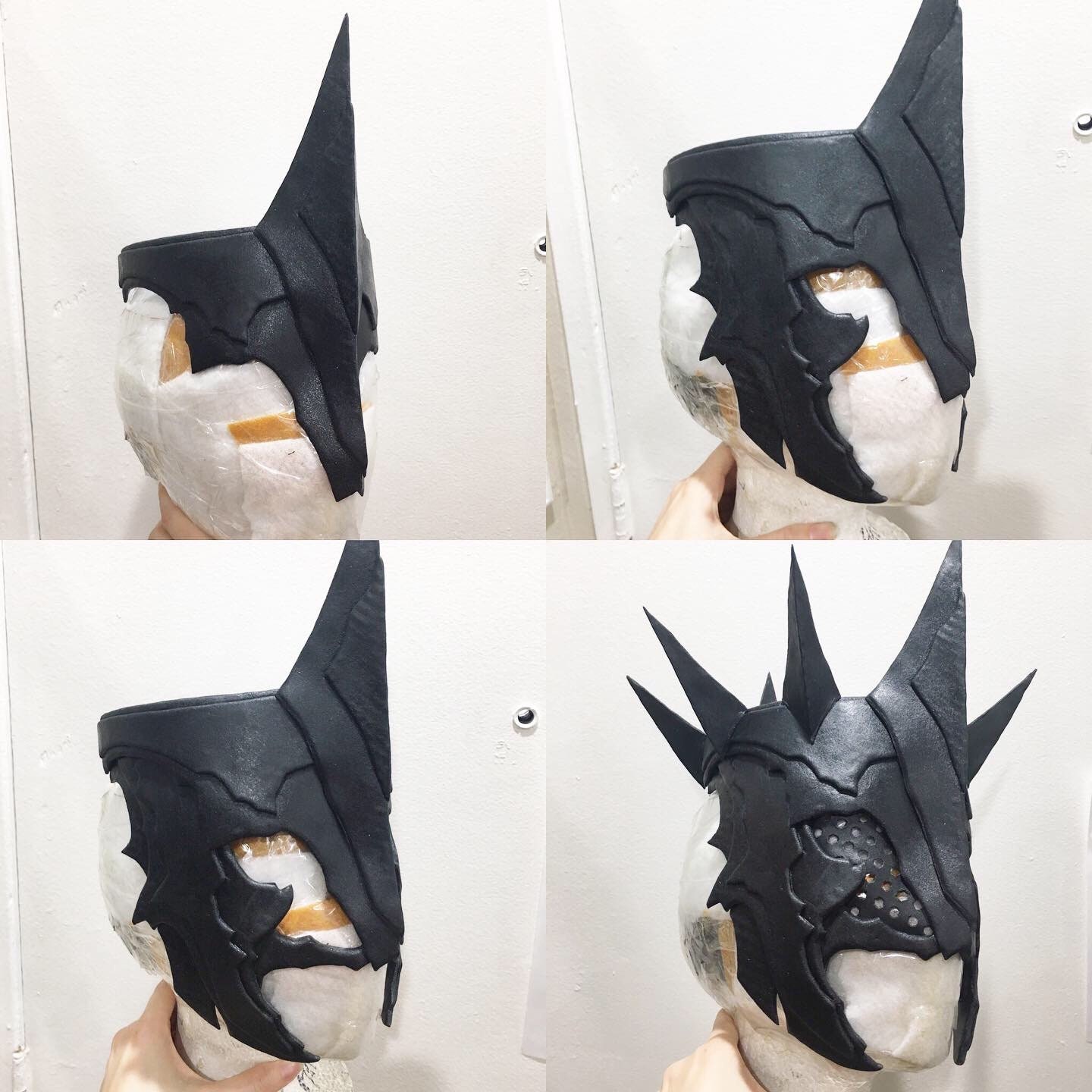 Dark King Mask Crown *DIGITAL DOWNLOAD* Craft Pattern - Mouth of Sauron ...