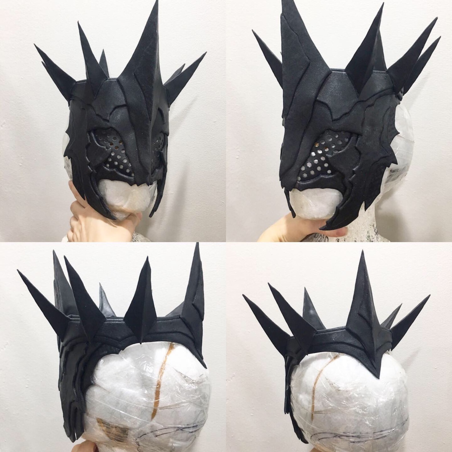 Dark King Mask Crown DIGITAL DOWNLOAD Craft Pattern Mouth - Etsy