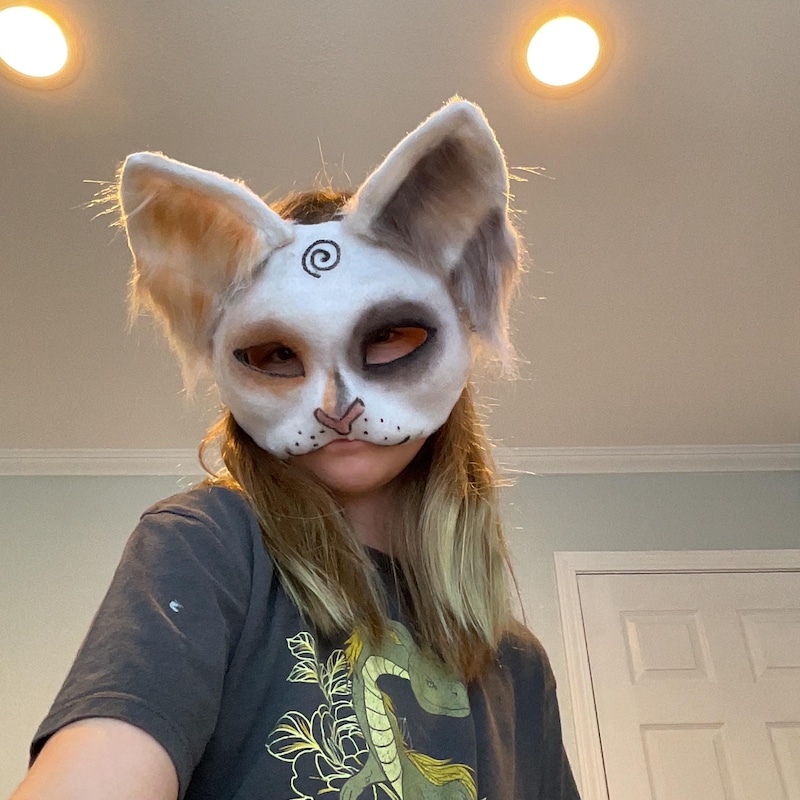 Calico Cat Therian Mask - Etsy