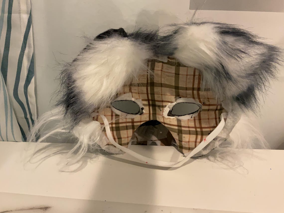 Black Border Collie Therian Mask! - Etsy