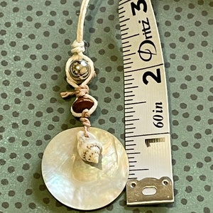 Seashell Necklace, Natural Shells on Organic Hemp Cord, Shell Beaded ...