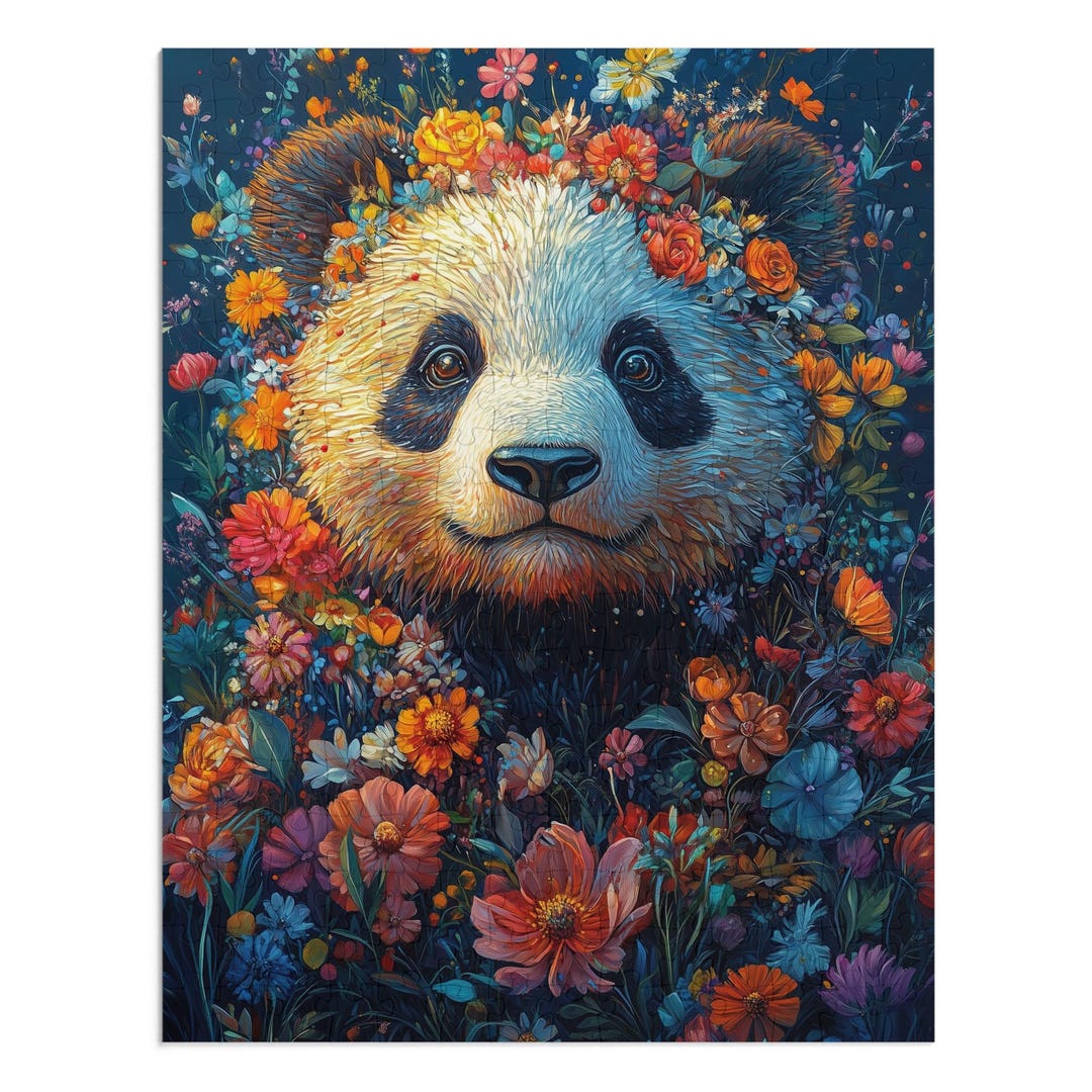 PANDA Puzzles With Tin / 30 - 2000 Pieces / Animals Cute Fun Family ...