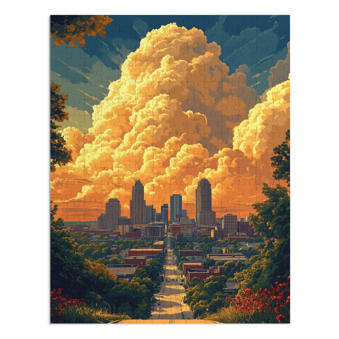 IOWA - Jigsaw Puzzle With Tin - Etsy