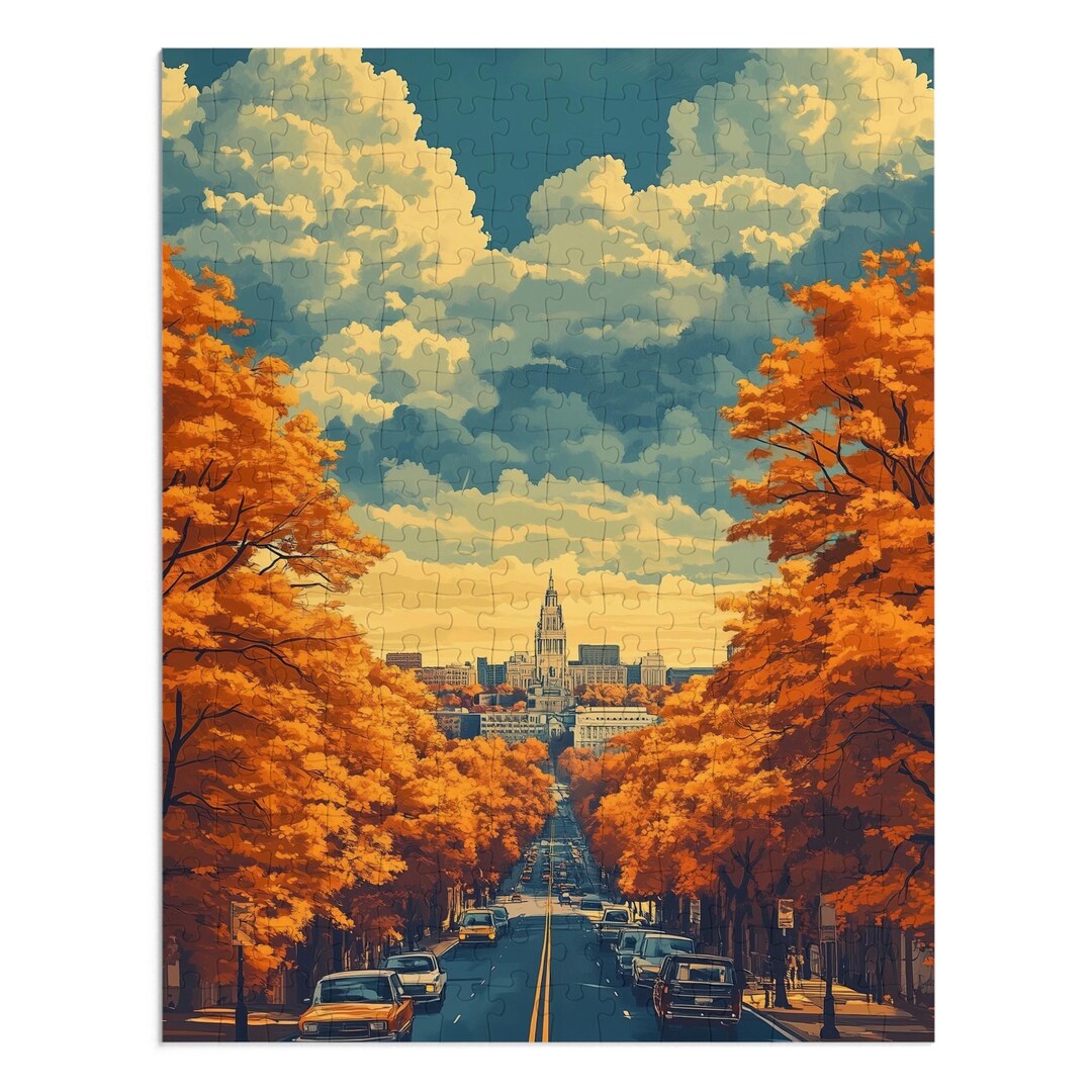 CONNECTICUT - Jigsaw Puzzle With Tin - Etsy
